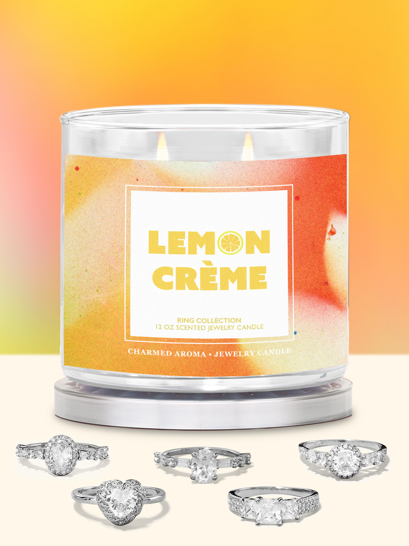 Lemon Crème Candle - Ring Collection – Charmed Aroma